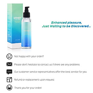 Water Based Personal Lubricant Parabens Free - Clean and Non-Staining, Silky Smooth, Latex Compatible Sex Lube for Men, Women and Couples Safe Pleasure (4 Fl Oz)