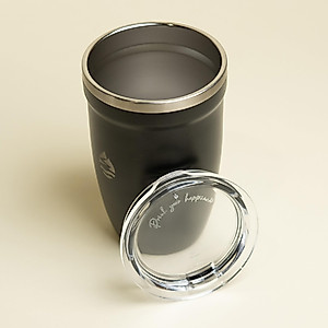 Personalized Groomsman Tumbler, Insulated Stainless Steel, Laser Engraved Custom Best Man Wedding Travel Mugs ((ONYX) Peyto 12 oz)