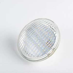 SHUWDKAR PAR36 LED Landscape Light Bulb, 36 Watt Halogen Equivalent 6W 600 Lumen, Bright White 3000K, PAR36 LED 12V for Landscape Lighting,Off-Road Vehicles,RV Vehicles,Tractor, 2 Pack