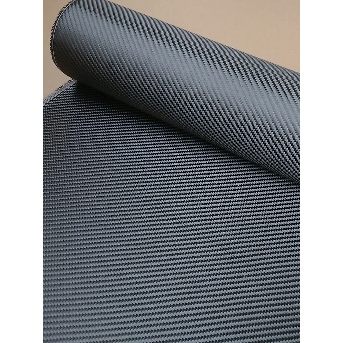 1Pc 50cm Width X 1m Long Carbon Fiber Cloth 3K 200/240gsm Twill Plain 12K Fabric Honeycomb Hybrid Carbon Kevlar Fabric Chopped Yarn (Color : Blue Hybrid)