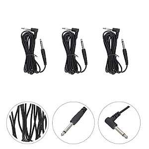 3pcs Guitar Wire Guitar Cable Supply Audio Cable for Guitar Electric Guitar Audio Cable Speaker Connection Cable Electric Guitar Accessory Electric Guitar Cable Audio Cable Cord