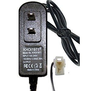 KHOI1971 Wall Charger AC Adapter Cable Compatible with Kid Trax Rideamales Dino Dinosaur Play Ride on 6V Battery Charger