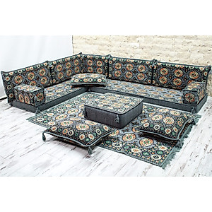 Arabic Floor Sofa Set, Arabic Floor Seating, Arabic Floor Sofa, Arabic Majlis, Arabic Couches, Jalsa, Floor Seating Sofa (With STANDARD FOAM)