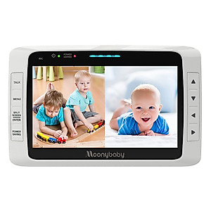 Moonybaby Replacement Monitor for MB55935BVS and MB55935BVS-2T. 5 Inches Split Screen Monitor Unit