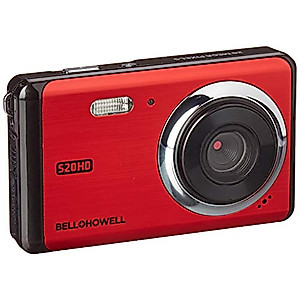 Bell+Howell 20 Megapixels Digital Camera with 1080p Full HD Video with 3" LCD, Red (S20HD-R)