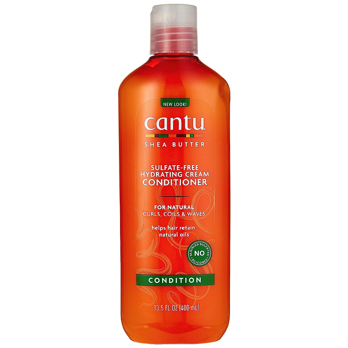 Cantu Natural Hair Conditioner Hydrating (Sulfate-Free), 13.5 Ounce (Pack of 2)