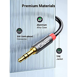 3.5mm Aux Headphone Extension Cable 6 Feet (1.8 Meters) 3.5mm Male to Female Stereo Audio Extension Cable 6ft (1.8M) for Car, Stereo, iPhone, Smartphone or Any Audio Device CNE64186