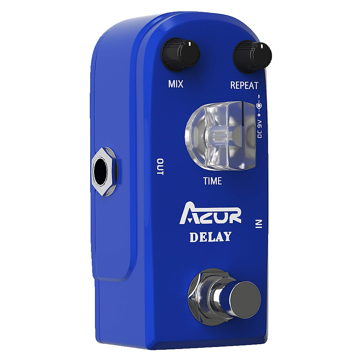 AZOR Vintage Analog Delay Guitar Effect Pedals with AP312 Digital Reverb Guitar Effect Pedal Plate Reverb Hall and Church Space