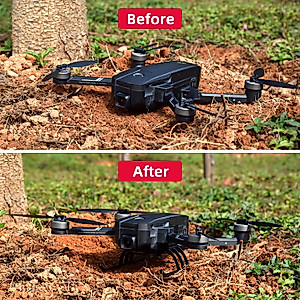 Landing Gear for Holy HS720/HS720E,HeiyRC Propeller Guard Foldable Leg Extensions Protector Stand Blades Bumper Accessories