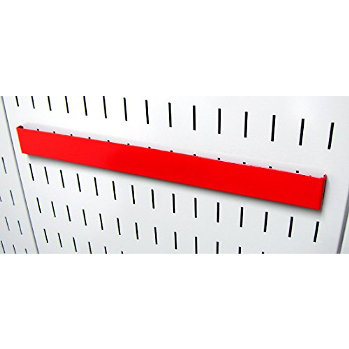 Wall Control Pegboard 14in Accessory Hanger Tool Holder Bracket Pegboard Accessory for Wall Control Pegboard and Slotted Tool Board – Red