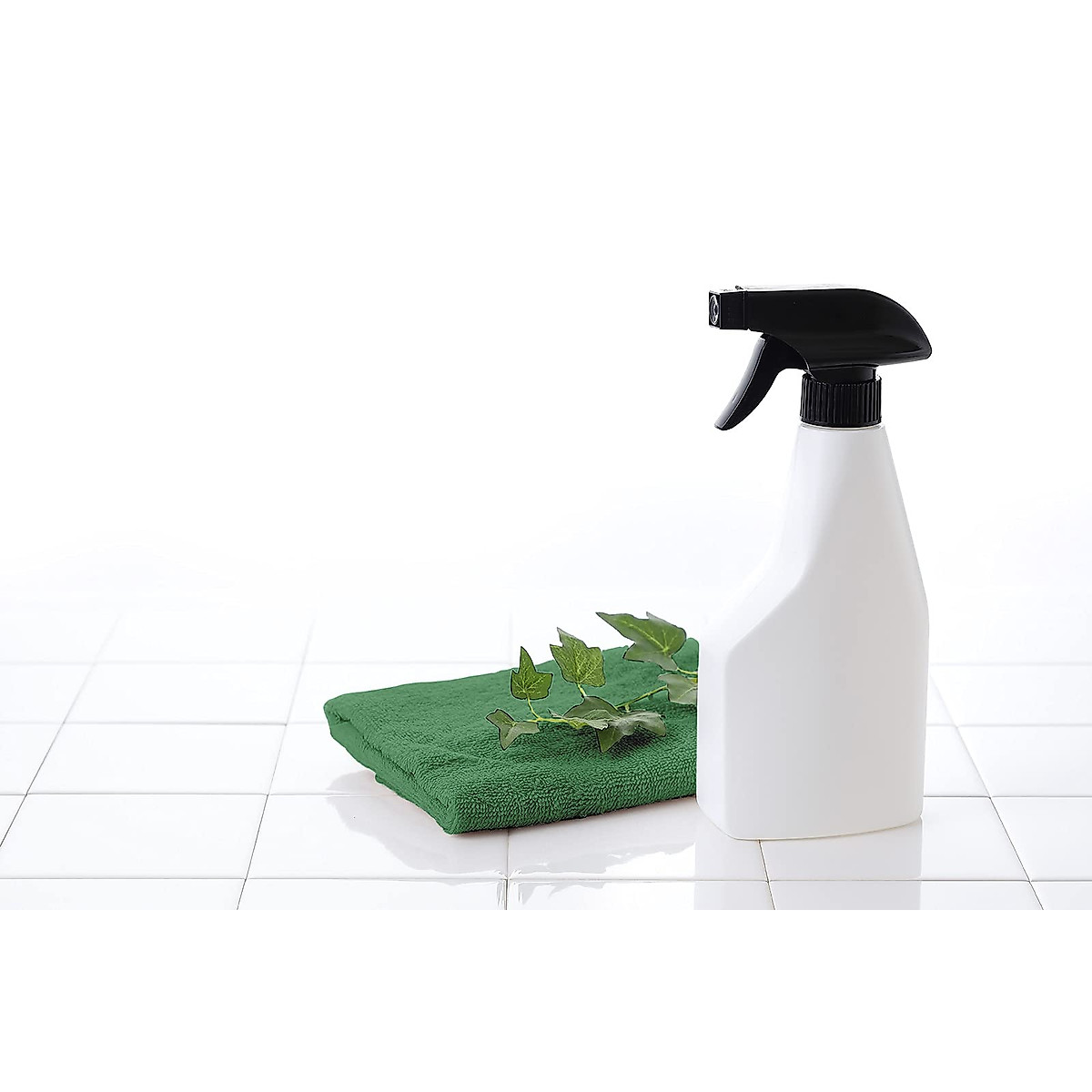 DecorRack 16 Pack Kitchen Dish Towels, 100% Cotton Wash Cloth, Luxurious Soft, 12x12 inch Ultra Absorbent, Machine Washable Washcloths, Green (16 Pack)