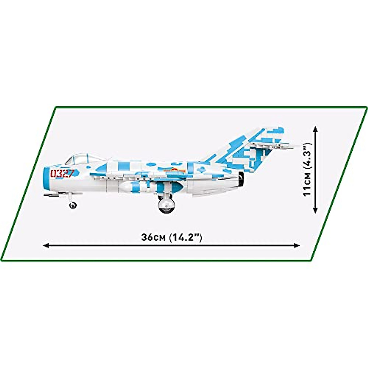 COBI Historical Collection Vietnam War MIG-17 NATO Code Fresco (2424)