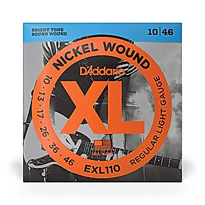 3 Sets - D'Addario EXL110 Nickel Wound Electric Guitar Strings, Light Gauge