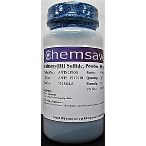 Antimony(III) Sulfide, Powder -60 mesh, 99.997% (Trace Metals Basis), 10g
