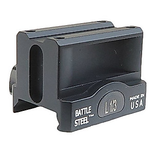BattleSteel MRO Full Co-Witness Optic Mount Made in USA, Black