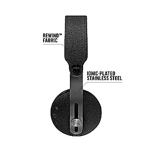 House of Marley EMJH111BK Rise Bluetooth Headphones Mic Black