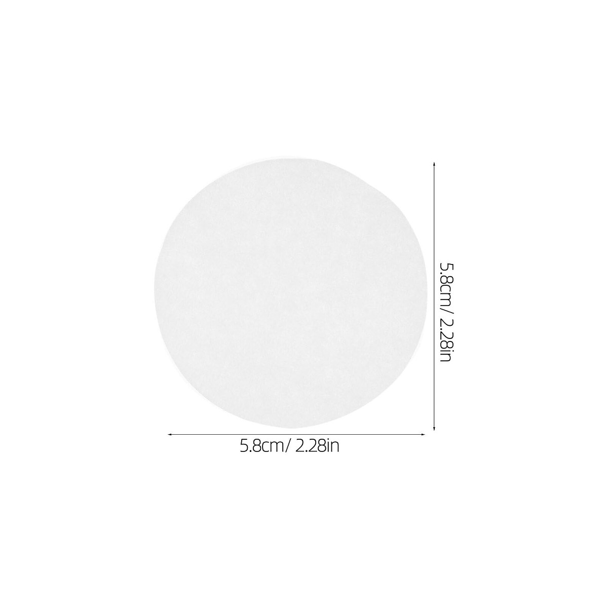 Housoutil Espresso Coffee Filters, 100pcs Coffee Filter Pads 58mm Unbleached Round Disposable Coffee Paper Tea Filter for Espresso Coffee Maker Machine