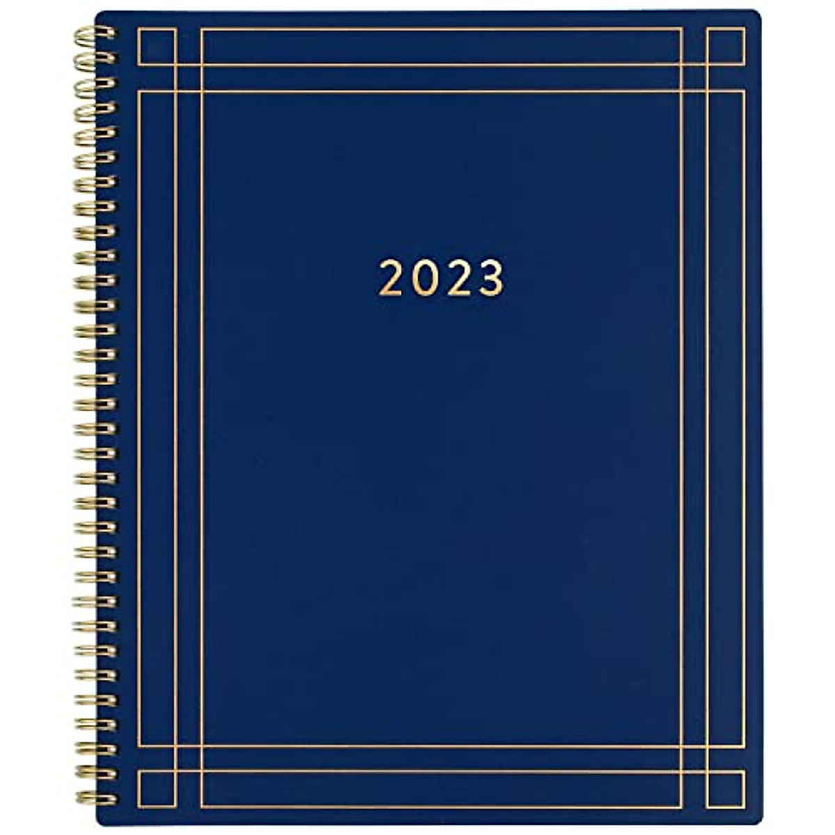 AT-A-GLANCE 2023 Weekly & Monthly Planner, Simplified by Emily Ley, 8-1/2" x 11", Large, Monthly Tabs, Navy (EL94-905)