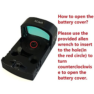 Ade Nuwa Pro (RD3-021 Pro) Motion Awake Green Reticle Dot for Canik TP9 Elite SC,Mete SFT/Mete MC9,Sig Sauer 365XL,Springfield Hellcat OSP/Hellcat Pro… (Black Body)