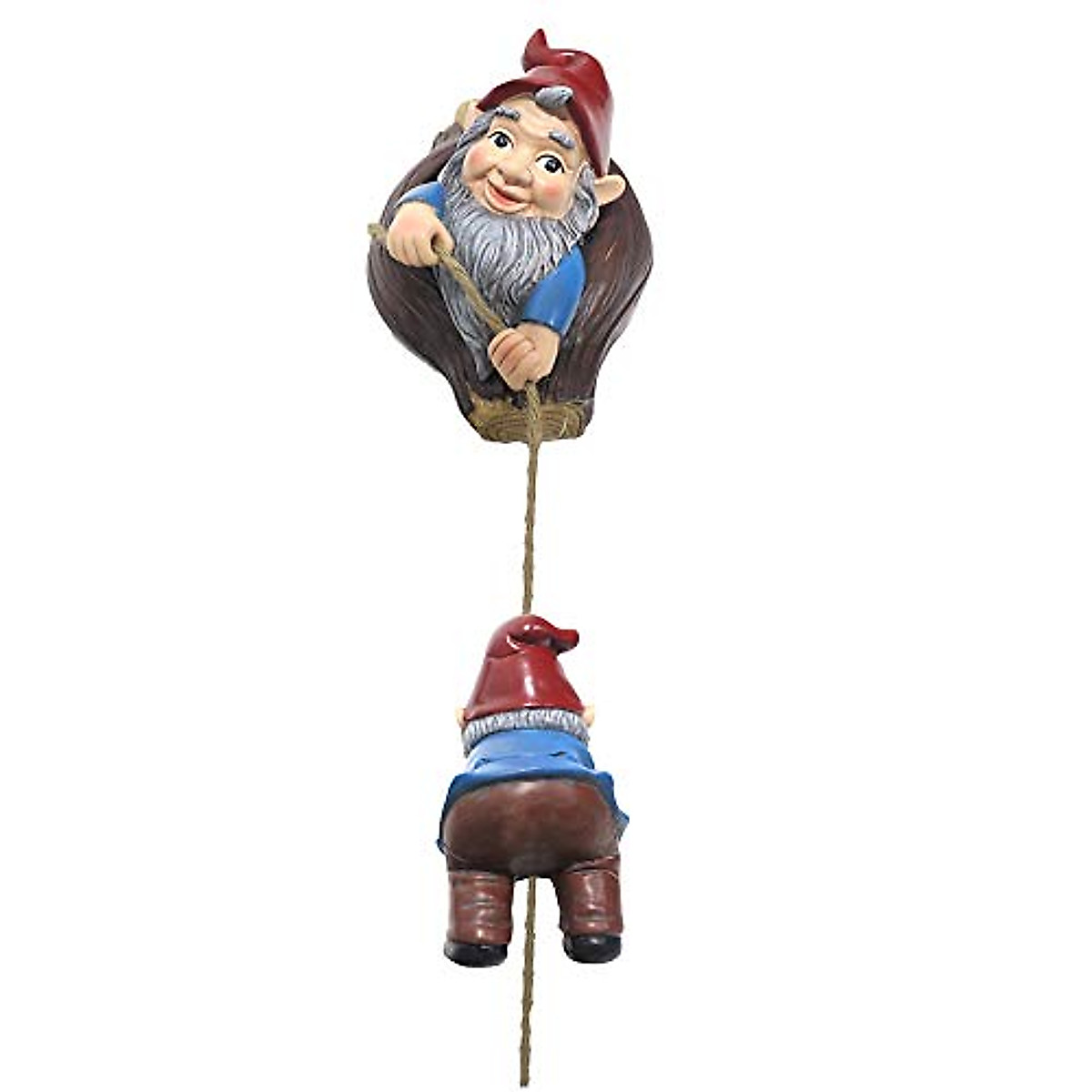 SB Goods Climbing Gnomes Tree Hugger Decor-Gnomes Garden Tree Sculpture-Outdoor Whimsical Tree Statue-Garden Yard Art Decoration Ornaments