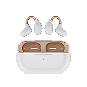 Clip On Headphones Wireless Open Ear Earbuds Bone Conduction Headphones Bone Conductor Conducting Earphones Gym Sport Running Earbuds Workout Ear Buds