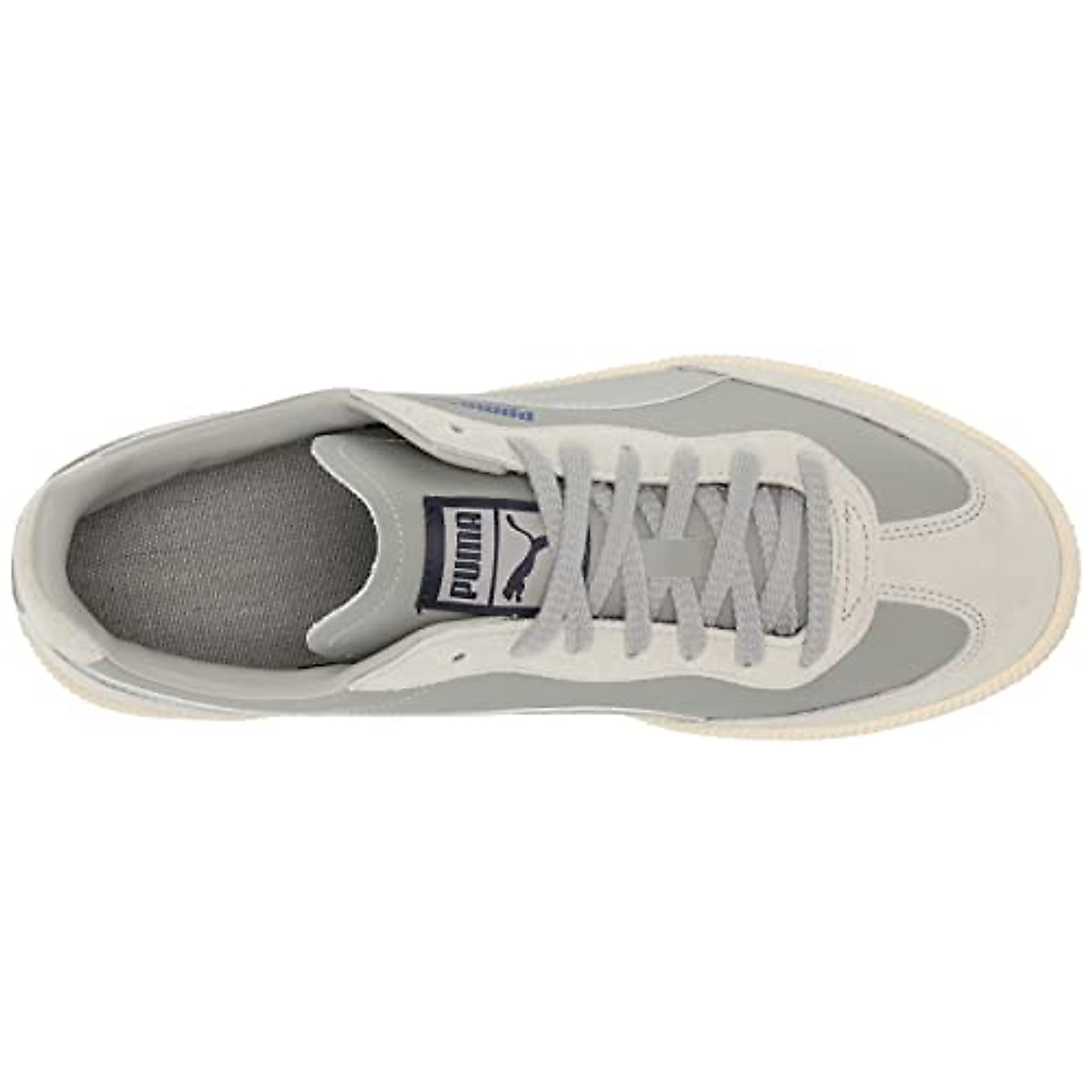 PUMA Mens Super Liga OG Sneaker, Limestone-Peacoat, 13