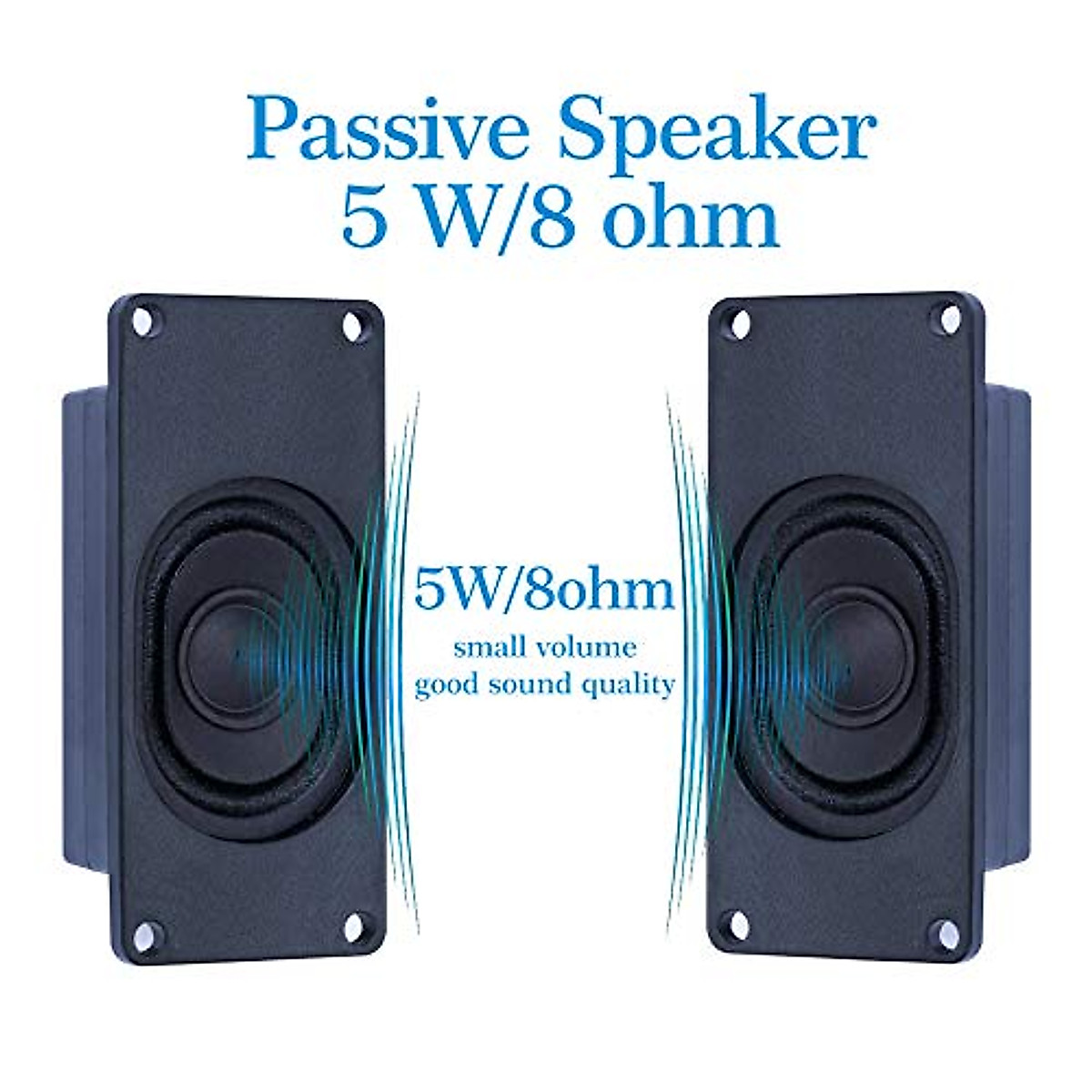 CQRobot Speaker 5 Watt 8 Ohm Compatible with Arduino Motherboard, JST-PH2.0 Interface. It is Ideal for a Variety of Small Electronic Projects.