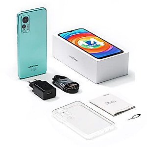 Ulefone Note 14 Unlocked Smartphone - 6.52-inch HD+ Android 12 OS 7GB RAM+16GB ROM 4500mAh Battery 5MP Front Camera 3-Card Slot Glove Mode Supported GPS/Type C Unlocked Mobile Cell Phone (Green)