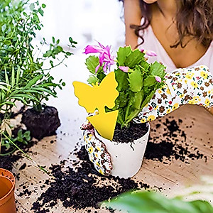 50 Pack Yellow Sticky Traps for Indoor Outdoor House Plant Flying Insect Catcher Like Fungus Gnats, Whiteflies, Aphids, Thrips, Other Flying Plant Insects