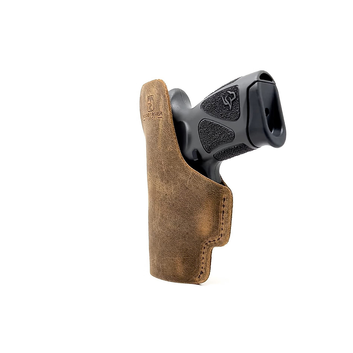 Inside The Waistband Leather Holster - Made in USA Designed for Comfort - Water Buffalo Leather- Great for Concealed Carry (Springfield Armory Hellcat)