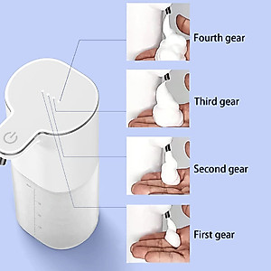 Eforcase Soap Dispenser, Automatic Foaming Hand Soap Dispenser Touchless Foam Soap Dispenser Rechargeable Bathroom Countertop Soap Pump for Bathroom Kitchen 13.5oz / 400ml