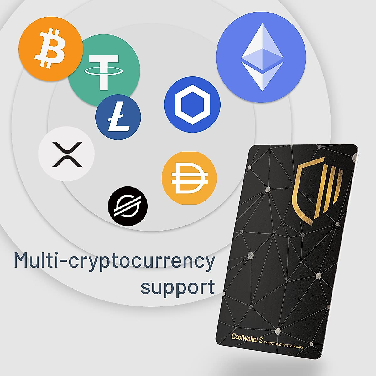 CoolWallet S Duo- Crypto Hardware Wallet 2 Pack, Secure Your Crypto in Style, Bluetooth, Wireless, Cryptocurrency Cold Storage, BTC, Bitcoin, ETH, Ethereum, XRP, USDT, ERC20 Tokens, BEP20 Tokens