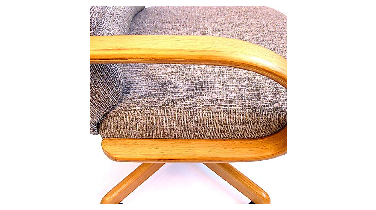 Casual Rolling Caster Dining Chair - Comfort & Style in USA