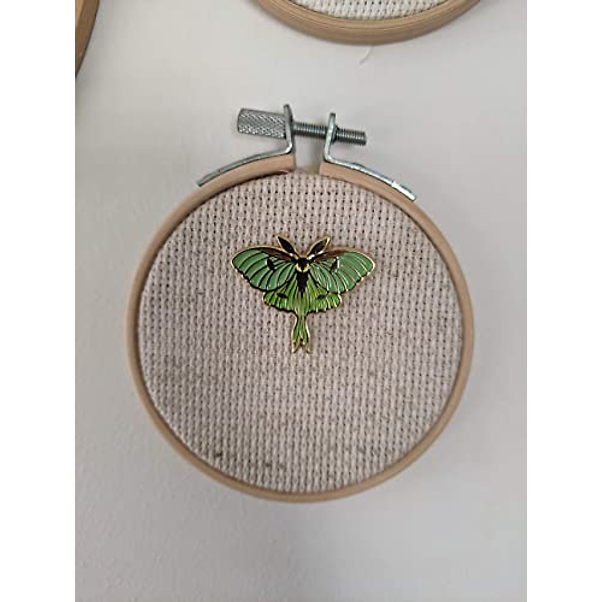 Pastel Luna Moth Needle Minder