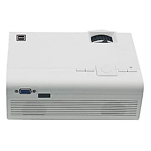 RCA RPJ136 LCD Home Theater Projector with LED Projection Lamp 1080p HD Compatible Bundle RPJ123 Indoor Outdoor 100" Diagonal Portable Projector Screen Kit