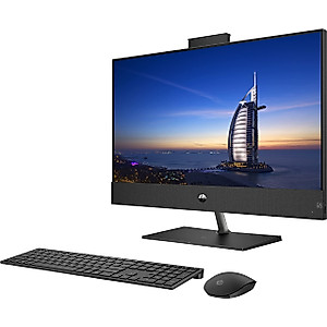 HP Pavilion All-in-One Desktop, 27" FHD Micro-Edge Touchscreen, 12th Gen Intel Core i7-12700T, 64GB RAM, 2TB SSD, HDMI, RJ-45, Webcam, Wireless KB&Mouse, Wi-Fi, Windows 11 Home
