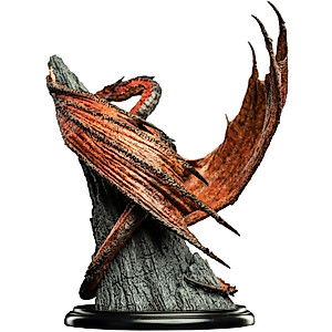Weta Workshop The Hobbit Trilogy: Smaug The Magnificent Polystone Mini Statue, Multicolor