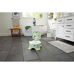 Fisher-Price Toddler Toilet 3-In-1 Puppy Perfection Potty Training Seat And Step Stool With Removable Ring