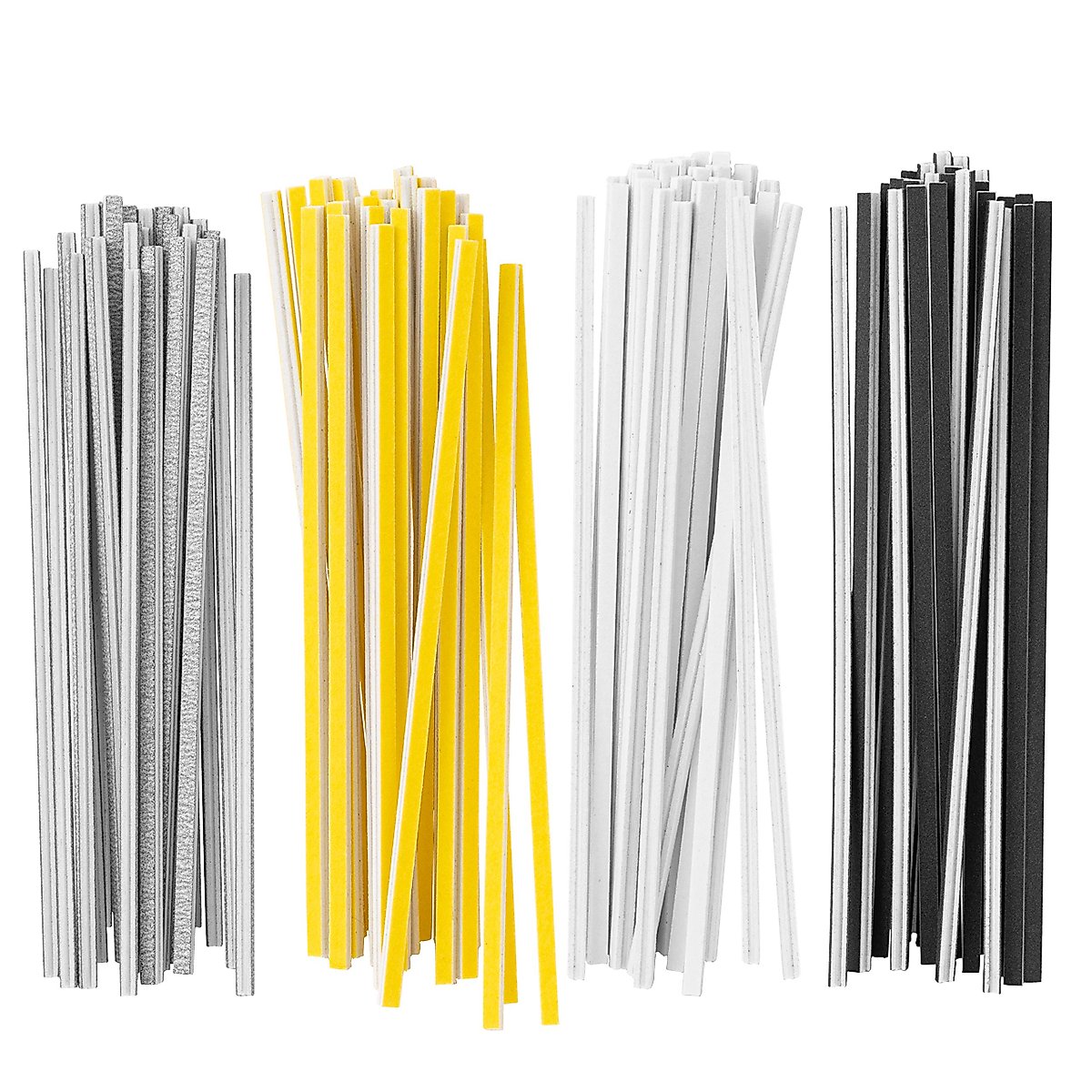 Keystone 100 Fine Sanding Twig Assortment Pack with 4 Different Color Coded Abrasive Grits