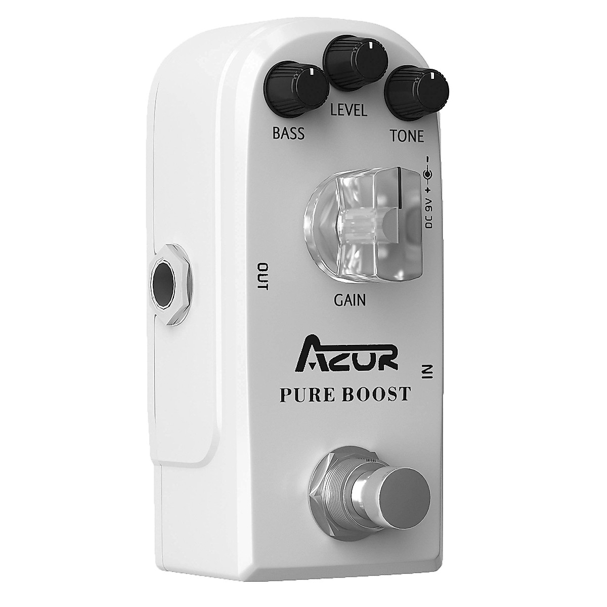 AZOR Pedal Power Adapter with Pure Boost Guitar Effect Pedal Micro Clean Boost with True Bypass