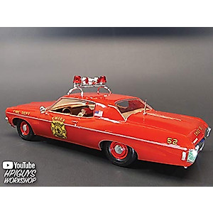 AMT 1970 Chevy Impala Fire Chief 1:25 Scale Model Kit