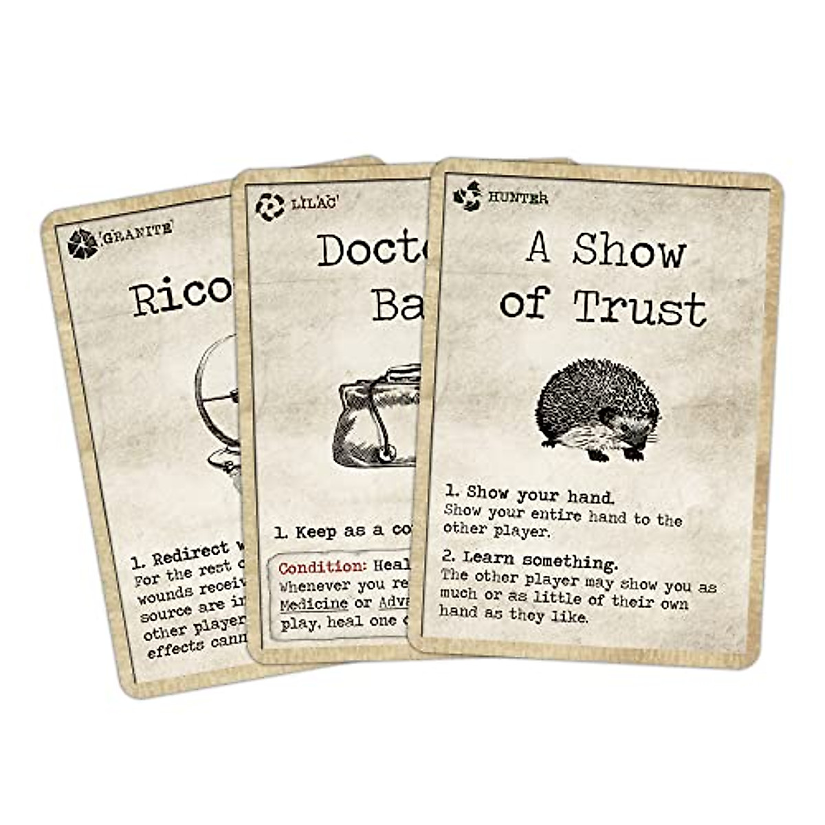 Mantis Falls Board Game | Hidden Traitor Strategy Card Game for 2-3 Players | Sometimes Cooperative Adventure Game for Adults and Teens | Ages 14+ | Playtime 60-90 Minutes | by Distant Rabbit Games