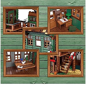 General Jim's Realistic Detailed Harbortown Fishing Club Shop Classical Architectural Styled City Modular Building Blocks Toy Bricks Building Model Set for Adults and Teens