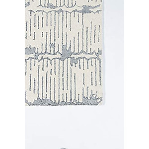 Momeni Smith Abstract Hand Tufted Grey Area Rug 2' X 3'