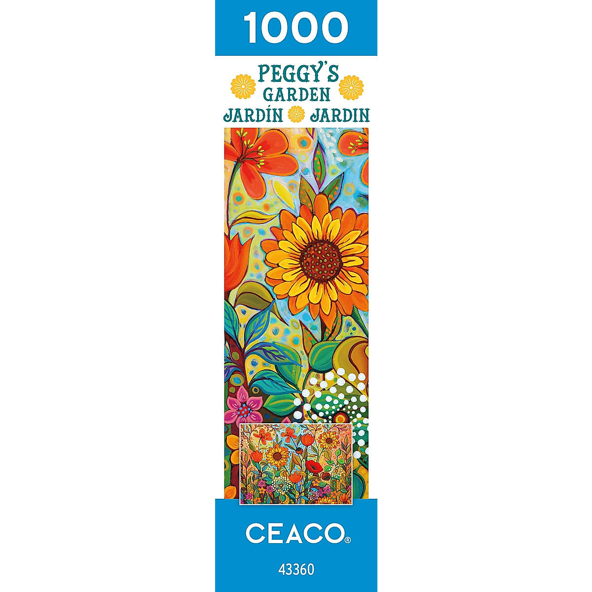 Ceaco - Peggy's Garden - Joy in The Morning - 1000 Piece Jigsaw Puzzle