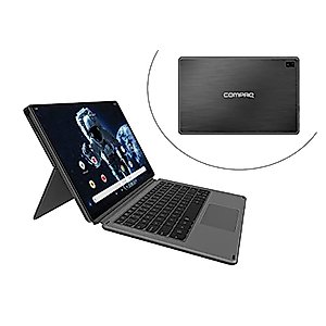 COMPAQ 11.6" 2 in 1 Android 11 Tablet 64GB Storage, 4GB RAM (Brushed Onyx)