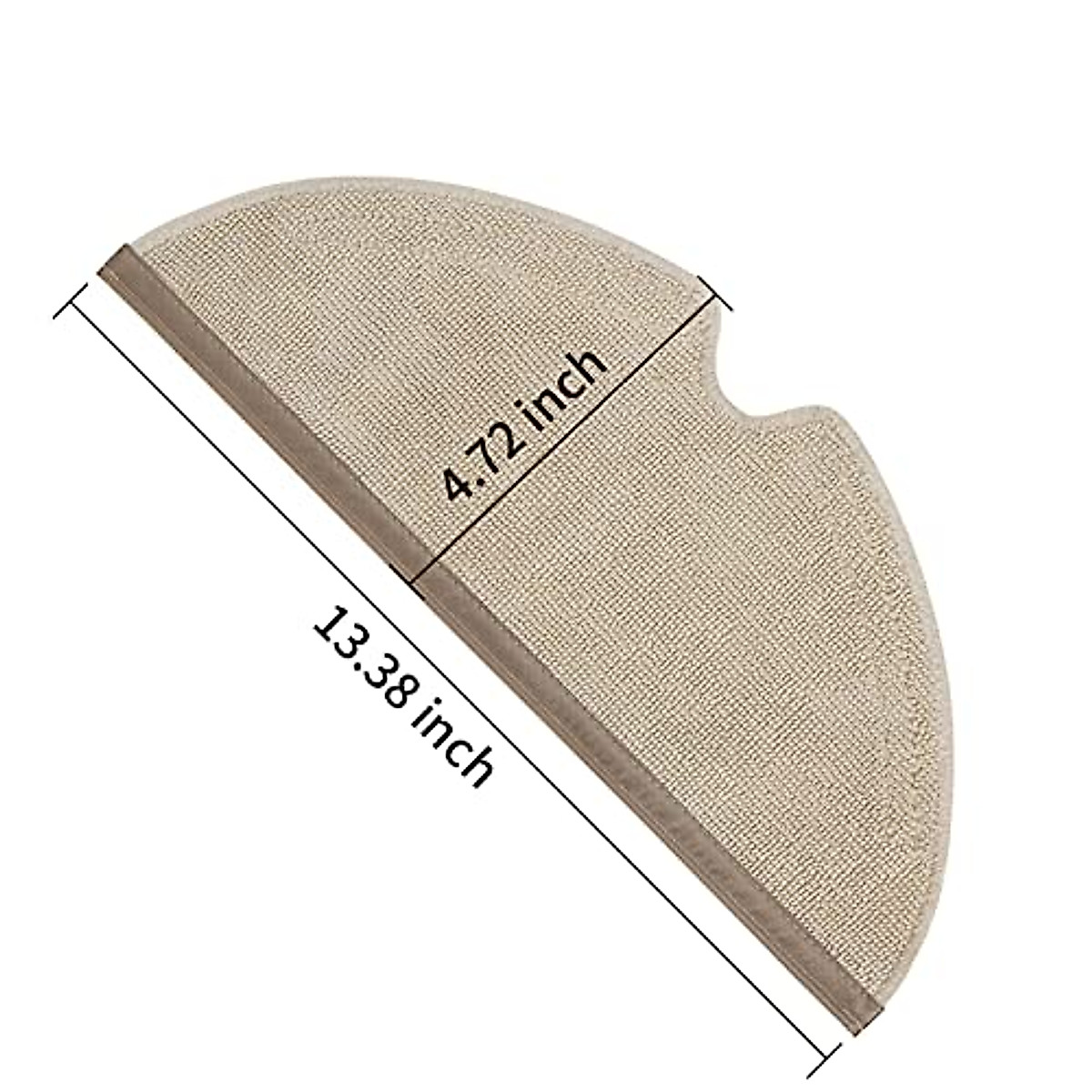 6 Pack Vacuum Replacement Mop Cloth for Roborock S5, S5 Max, S6, S6 MaxV, E4, S6 Pure, E35, E2 Accessories Reusable Wet Microfiber Soft Pad