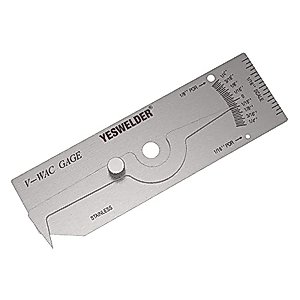 YESWELDER V-WAC Single Weld Gage Inch Inspection Gauge