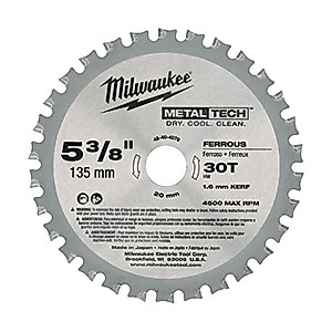 Circular Saw Blade, 5-3/8 in, 30 Teeth