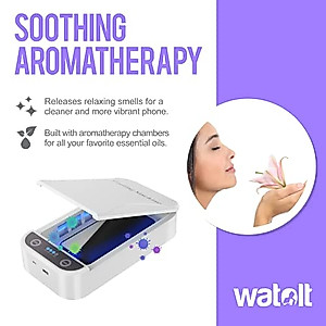 Watolt UV Light Sanitizer - Cell Phone Sanitizer Sterilizer Cleaner Box for Smartphone iPhone